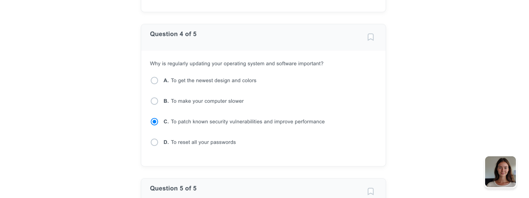 Automated Exam Proctoring using Camera monitoring - ClassMarker