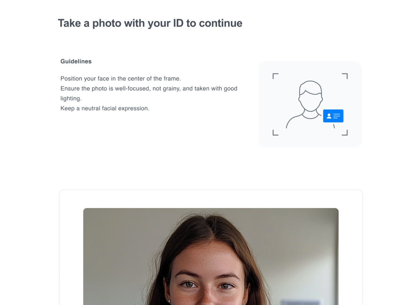 Request Photo ID before the Test - ClassMarker